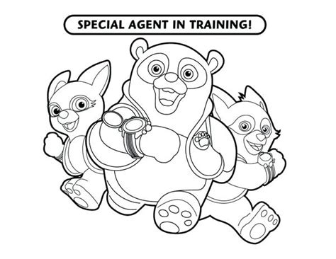 Secret Agent Oso Pages Coloring Pages