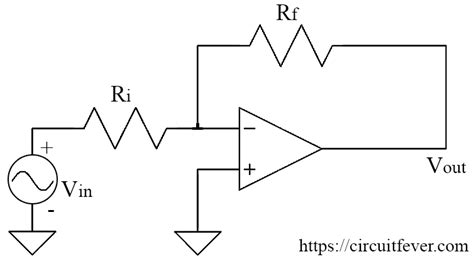 Inverting And Non Inverting Operational Amplifier Circuit Fever