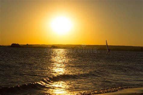 Man On Windsurf Stock Image Image Of Windsurf Summer 133107749