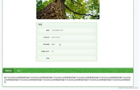 基于springbootvue的林业信息管理系统 计算机毕业设计林木资源管理系统毕设 Csdn博客