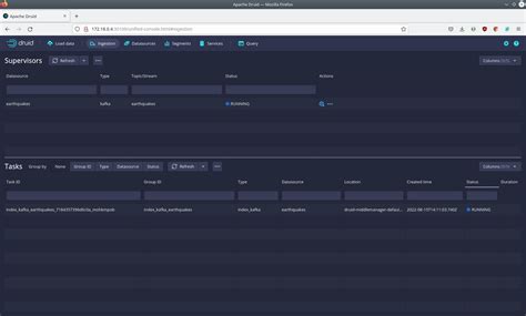 Nifi Kafka Druid Earthquake Data Demos Stackable Documentation