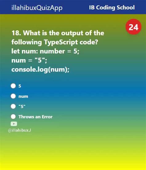 Typescript Mcq No18 Illahi Bux