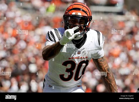 Cincinnati Bengals Running Back Chase Brown 30 Reacts After Making A