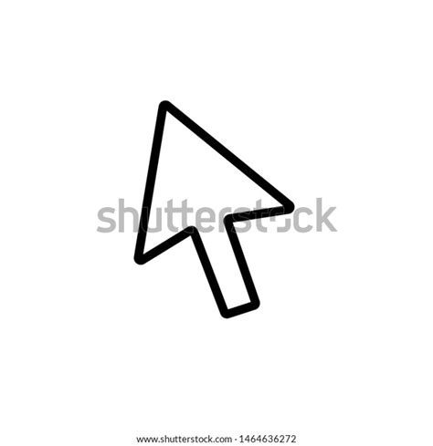 Mouse Cursor Symbol Arrow Click Pointer Stock Vector Royalty Free 1464636272 Shutterstock