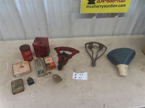 Bicycle Seats Implement Gauge Tins