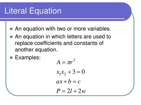 PPT Rewrite Equations And Formulas PowerPoint Presentation Free Download ID