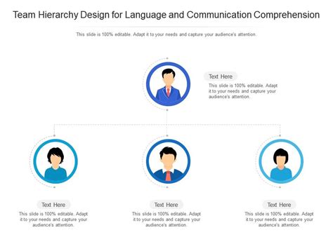 Team Hierarchy Design For Language And Communication Comprehension