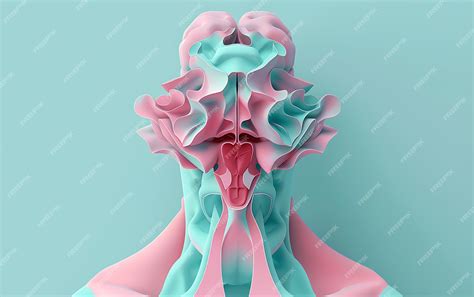 Premium Photo Human Body Glands Thyroid Gland Focus Anatomy On Simple