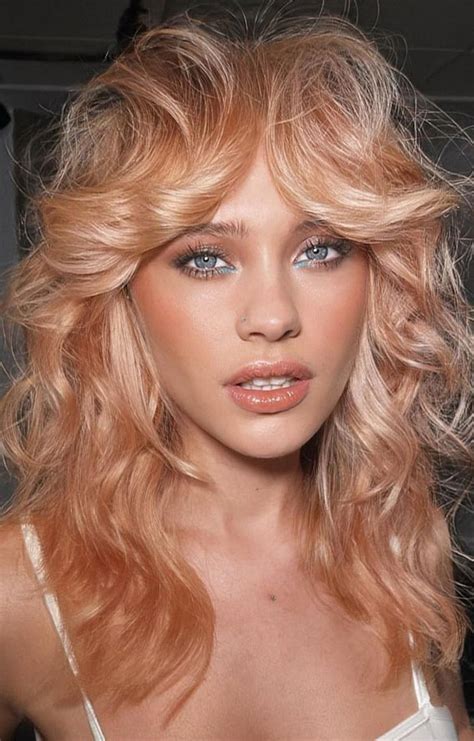 Cute Shag Haircut Ideas In Peach Shag Fab Mood Wedding Color Haircuts