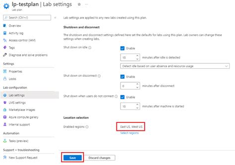 Configure Regions For Labs Azure Lab Services Microsoft Learn