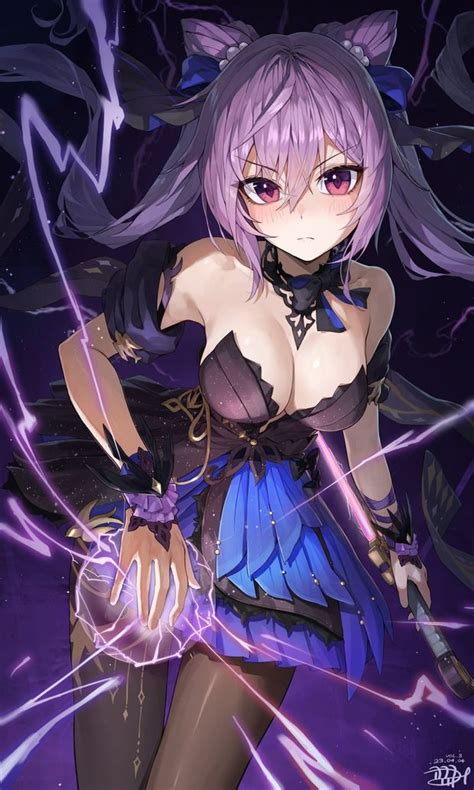 Keqing And Keqing Genshin Impact Drawn By Kokukyukeo Pic