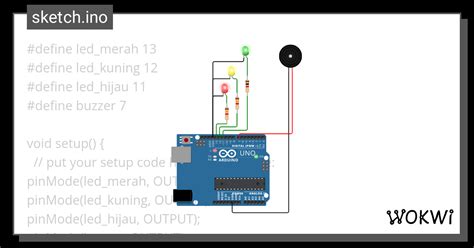 Amelia Putri2215061088tugas 2 Led Wokwi Esp32 Stm32 Arduino Simulator