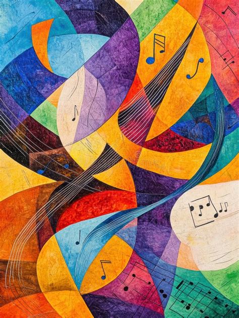 Vibrant Colors Swirl Together To Depict An Abstract Representation Of