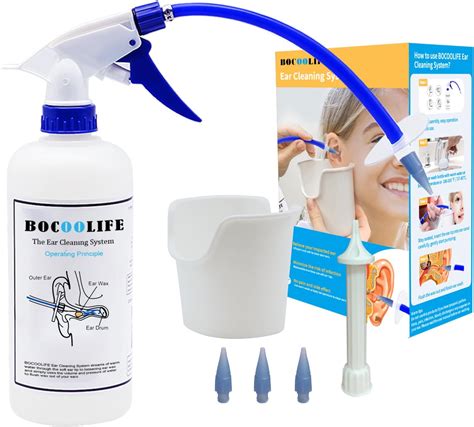 Bocoolife Ear Wash Wax Removal Tool Ear Cleaning Kit Ear