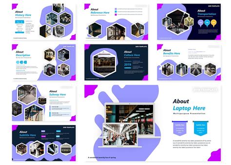 Transport PowerPoint Template MasterBundles