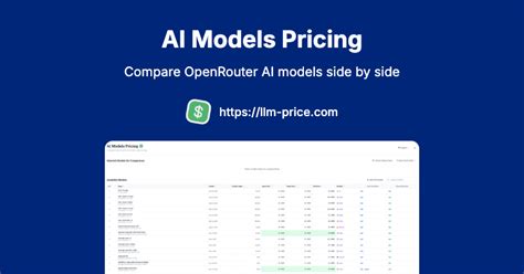 Llm Pricing Comparison Compare Chatgpt Claude Gemini And Ai Models Costs
