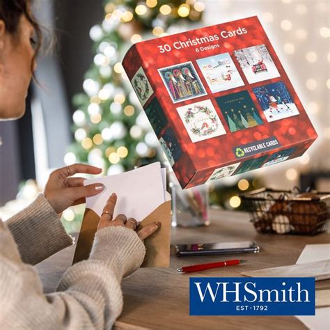 Free 30 Christmas Cards Box At Whsmith The Mail