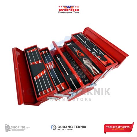 Jual Tool Kit Kunci Set 85pcs Wipro Ts 086 6pt Tool Kit Sock Sok Set