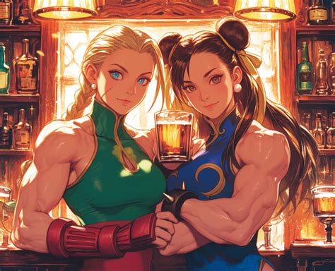 Chun Li And Cammy By Jinfat On Deviantart