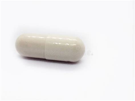 A Pill Is A Small Solid Form Of Medication Or Supplement Stock