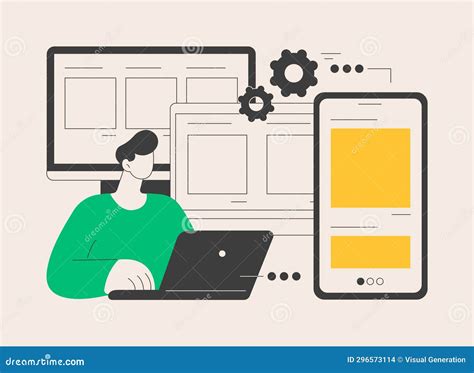 Responsive Web Design Abstract Concept Vector Illustration Stock Vector Illustration Of