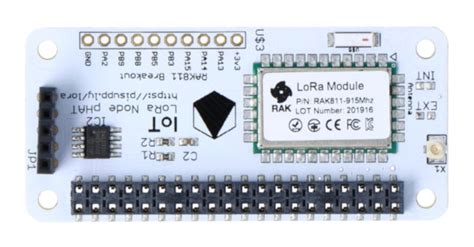 Iot Lora Node Phat 868mhz 915mhz екран для Raspberry Pi 4b 3b 3b 2b Zero Id
