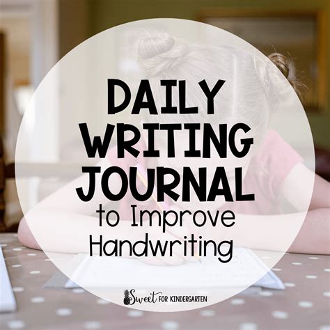 How These Daily Writing Journals For Kindergarten Improve Handwriting