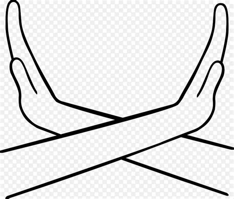 交叉手势简笔画矢量png图片素材下载图片编号8249513 Png素材网