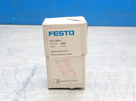 Used Festo Binary Reduction Valve Hgr24