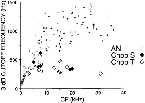 Modulation Transfer Function 3 Db Cutoff Frequencies Of Choppers Download Scientific Diagram