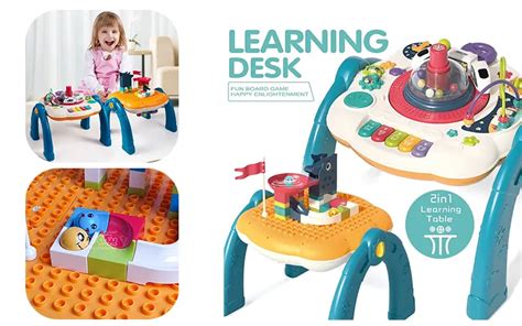 خرید و قیمت میز بازی کودک موزیکال دو طرفه مخصوص کودکان 18 ماه پیکوتویز