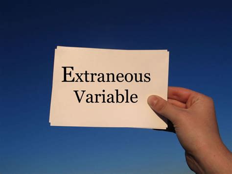 What Is An Extraneous Variable Definition And Challenges Explore