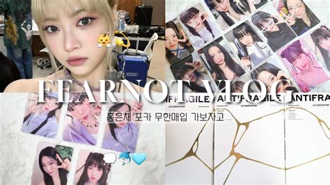 【피어나로그 9】 피어나는 공백기에 뭐해요 돈써요💸 포카 매입 미공포 분철 깜프 홍은채 르세라핌 무한 매입 준등기깡 반택깡 총대 덕질