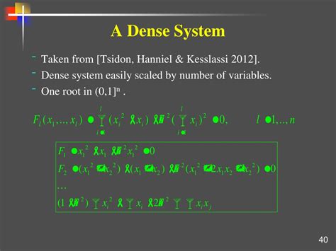 Ppt Solving Multivariate Polynomial Systems With Hyperplane