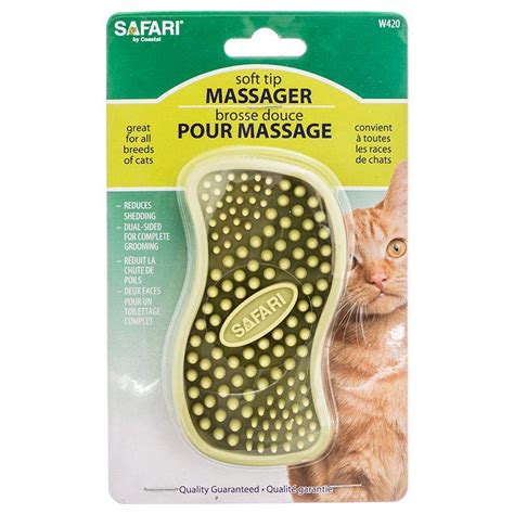 Safari Cat Rubber Curry Brush Spadezstore