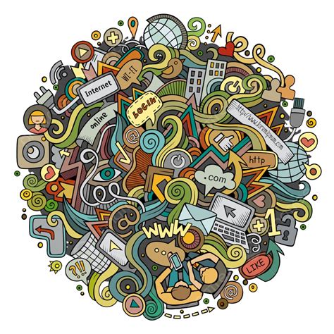 만화 귀여운 낙서 손으로 그린 소셜 미디어 그림 그림 웹 사이트 디지털 Png 일러스트 및 벡터 에 대한 무료 다운로드 Pngtree