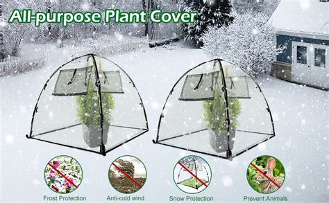 Plant Tent Outdoor Winter Plant Covers Freeze Protection