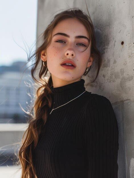 Premium Photo Urban Style Female Model On Street