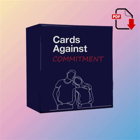 Cards Against Commitment 250 Cards For Couples Editioncards