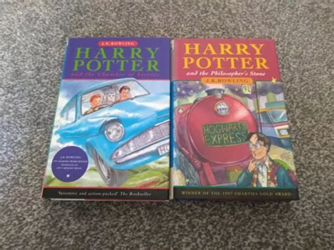 The Harry Potter Book T Set Philosophers Stone 1st Ed 5th Chamber