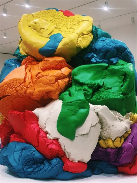 Colorful Play Doh Sculpture