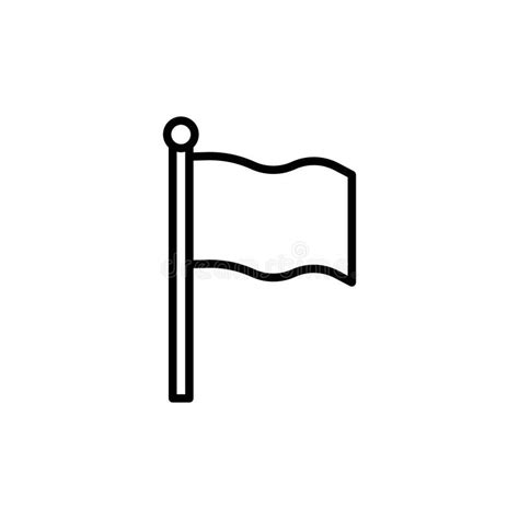 National Flag Icon Perfect For Country Representation Stock Vector