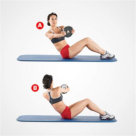 Russian Twist With Dumbbell