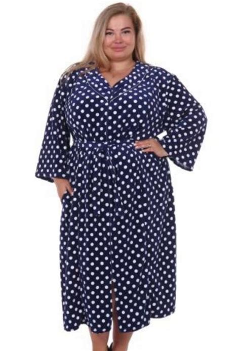 Халат большого размера на молнии Мерси 2