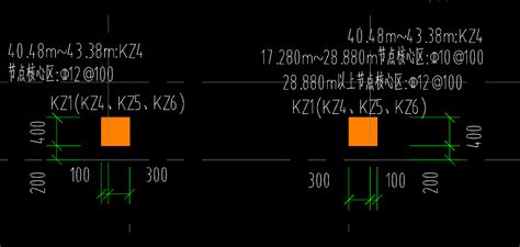 KZ1后面括号里面的KZ4KZ5 表达什么意思图纸中只有KZ3是注明的 服务新干线答疑解惑