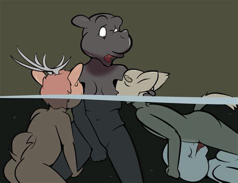 Rule 34 Anna Study Partners Anthro Antlers Beluga Black Body Black