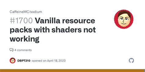 Vanilla Resource Packs With Shaders Not Working · Issue 1700 · Caffeinemcsodium · Github