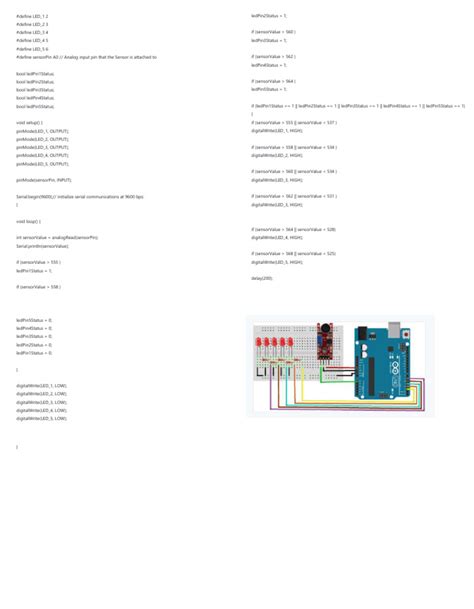Sound Sensor With Led Pdf Electronics Computer Engineering