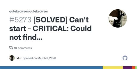 Solved Cant Start Critical Could Not Find Qtwebengineprocess