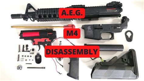 How To M4 Aeg Disassembly Guide Youtube